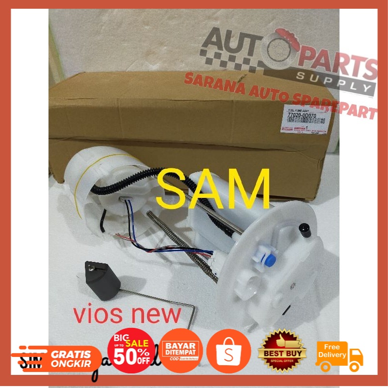Jual fuel pump assy toyota yaris new vios pompa bensin komplit | Shopee ...