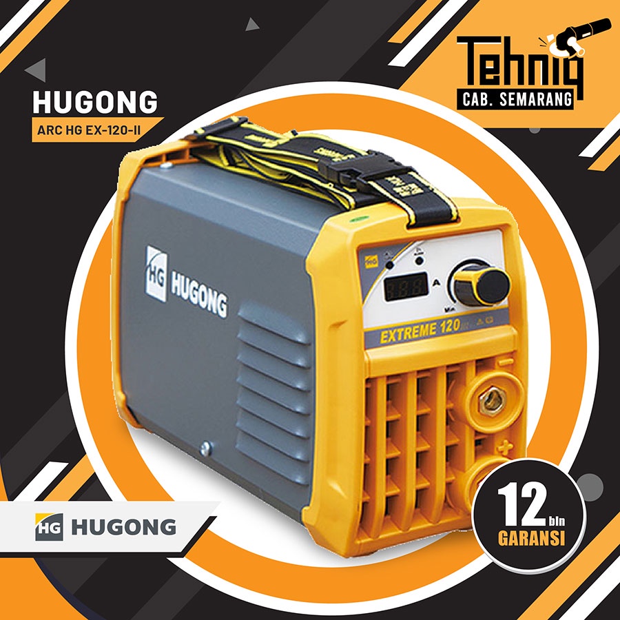 Jual Mesin las Listrik / Trafo Las Tahan Banting HUGONG ARC HG-EX-120-III | Shopee Indonesia
