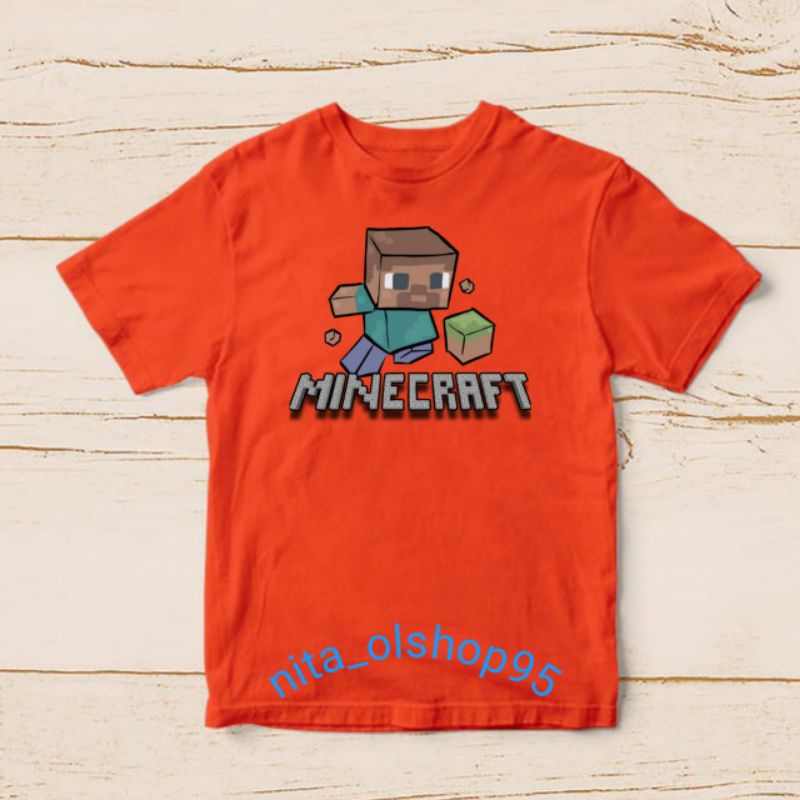 Jual baju minicraft Minecraft / baju anak karakter | Shopee Indonesia