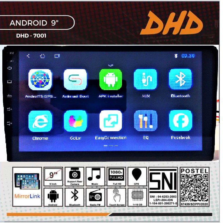 Jual Head Unit Mobil Android 9" DHD | Shopee Indonesia