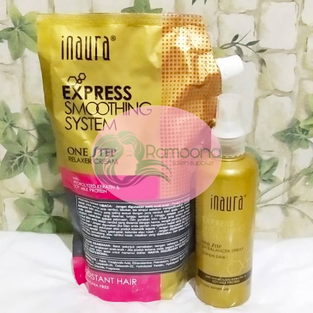 Jual INAURA One Step Smoothing 750ml + pH Balancer Spray 200ml | Shopee ...