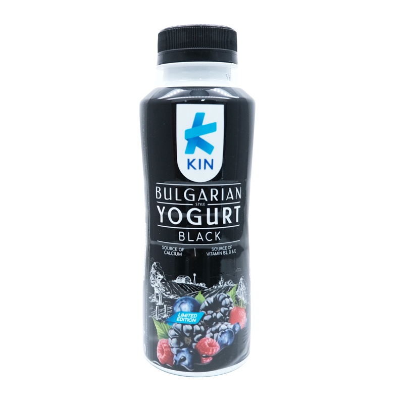 Jual KIN Bulgarian Yogurt Black Special Edition Pet 200 ml | Shopee Indonesia