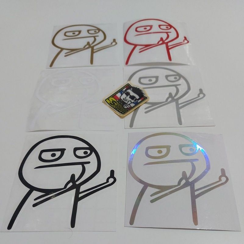 Jual Sticker Middle Finger Jdm Mobil Motor Laptop Cutting | Shopee ...