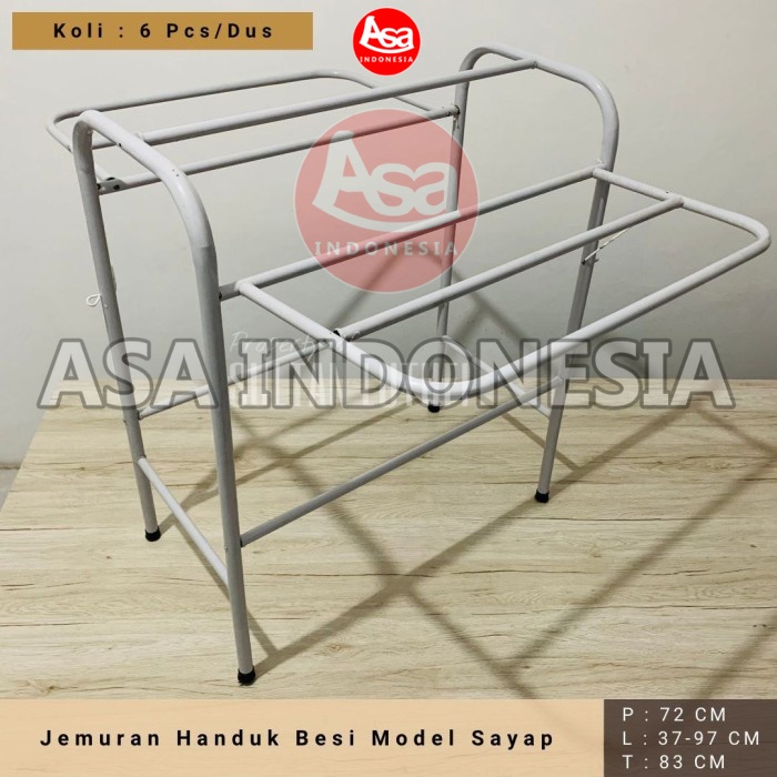 Jual Jemuran Handuk Besi Model Sayap - SMSG.OFFICIAL | Shopee Indonesia