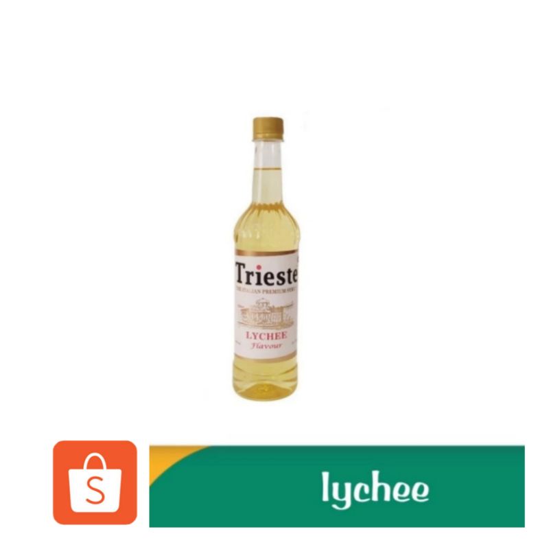 Jual Trieste syrup rasa lychee 650ml | Shopee Indonesia