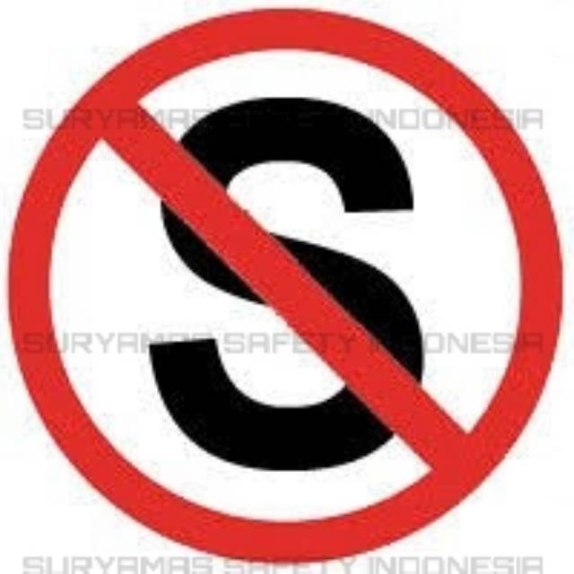 Jual RAMBU DILARANG STOP/RAMBU LALU LINTAS DILARANG STOP 60CM | Shopee ...