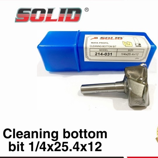 Jual Mata router mata profil 214-031 SOLID stair cleaning bottom bit ...
