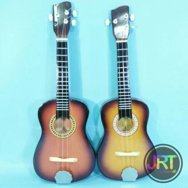 Jual ukulele / kentrung / cuk bahan body full kayu senar 3 (packing ...
