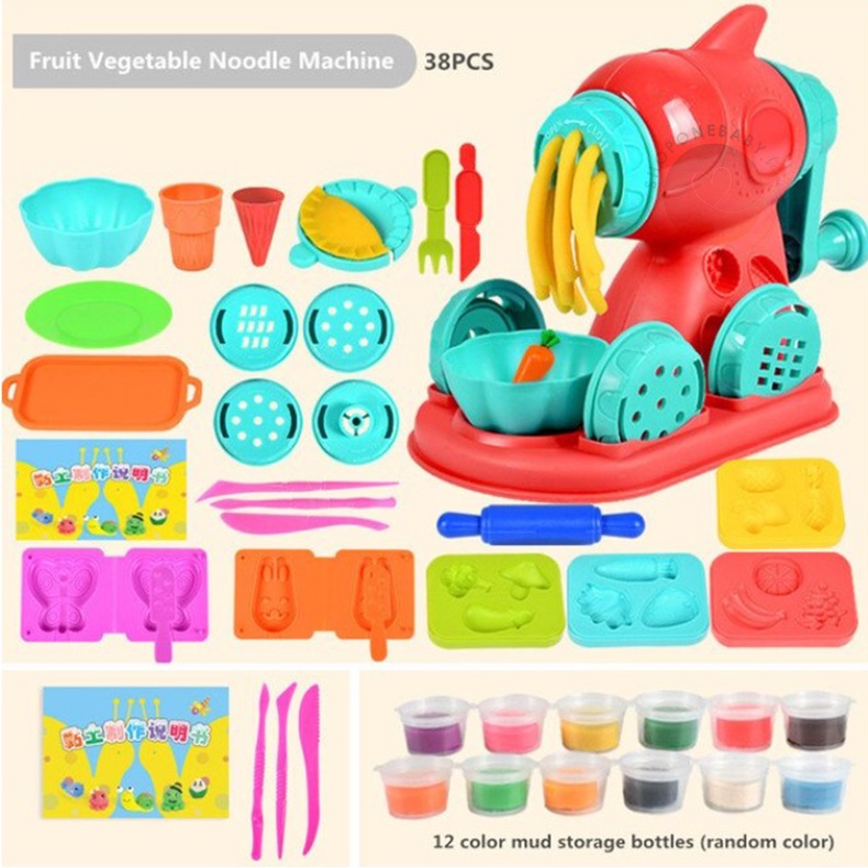 Jual INSTAN Ultimate Playdoh Mainan Lilin Anak Playdough Fun Play Doh ...