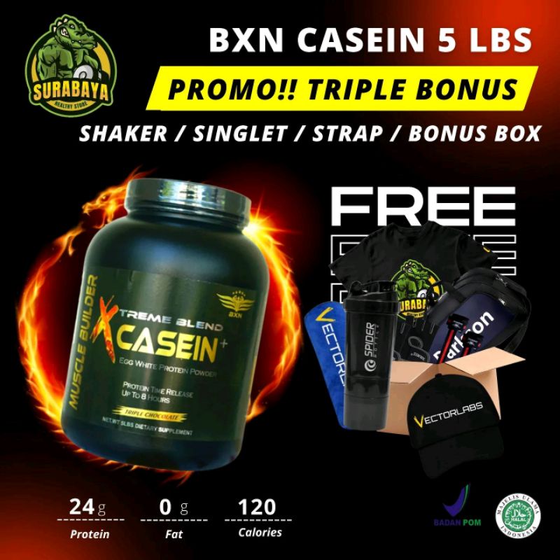 Jual BXN Casein 5 Lbs Susu Protein Lambat Serap | Shopee Indonesia