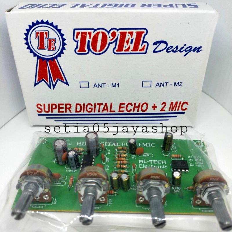 Jual kit echo toel digital 2 mic | Shopee Indonesia
