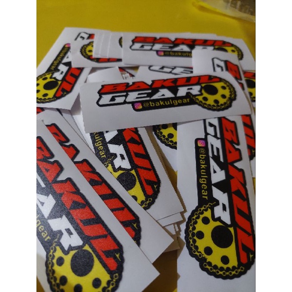 Jual Sticker Bakul Gear | Shopee Indonesia