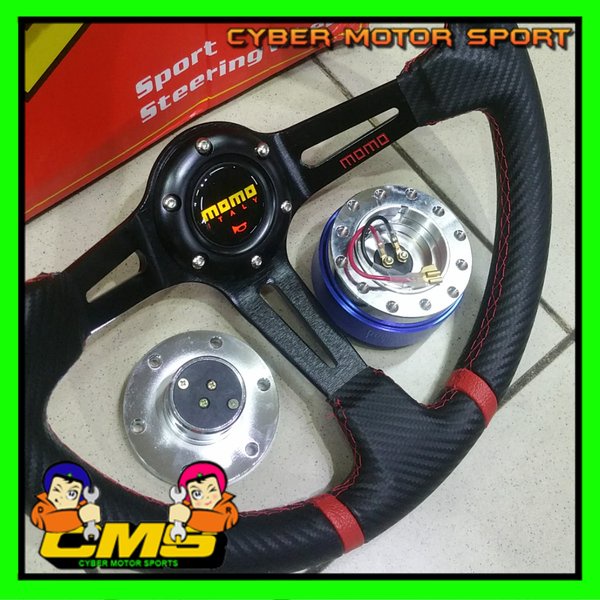 Jual Paket 2in1 Stir racing dan boskit Quickrelease universal. Stir ...