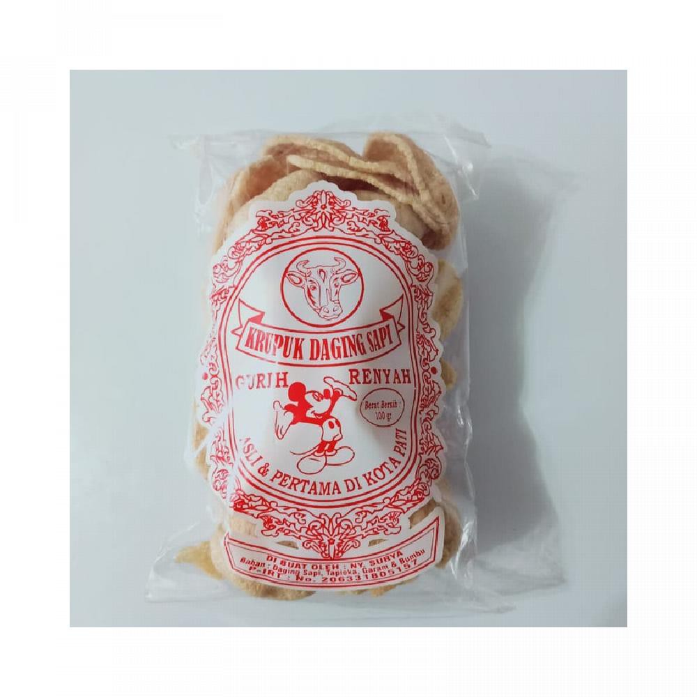 Jual Kerupuk daging sapi 100 gram | Shopee Indonesia
