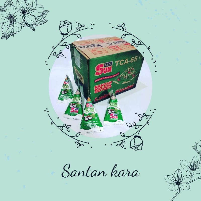 Jual SANTAN INSTAN SUN KARA 65ML SEKARTON 36 PCS | Shopee Indonesia