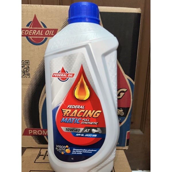 Jual FEDERAL RACING / RACING MATIC Full Synthetic 1 Liter | Shopee ...