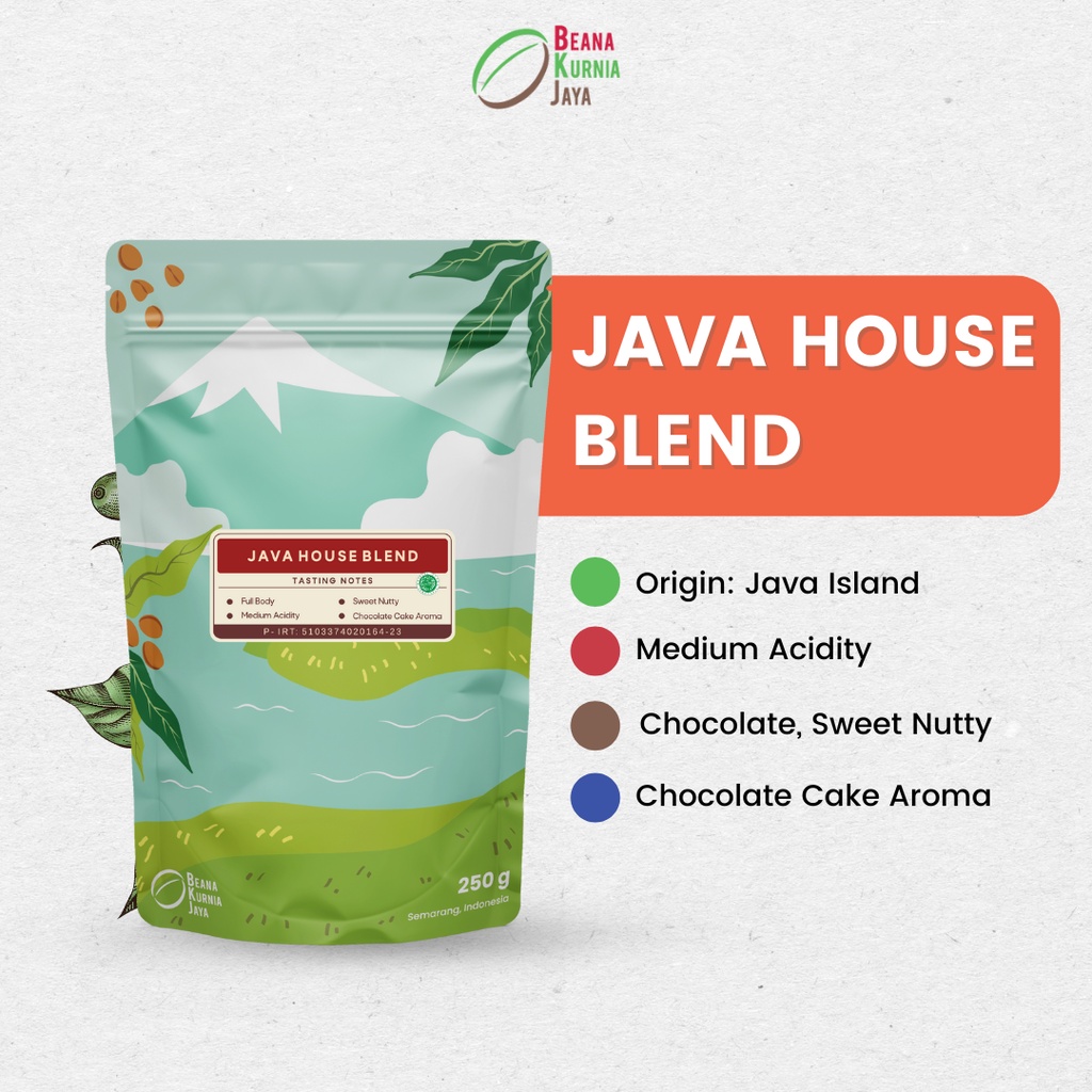 Jual Beana Roastery - Java House Blend Coffee Roasted Beans | Blend ...