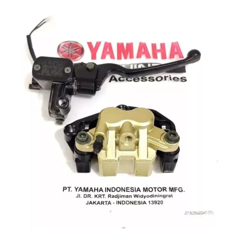 Jual master rem set+Kaliper depan Yamaha Jupiter z Burhan,nouvo | Shopee Indonesia