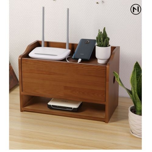 Jual Nanhayu Geser - Rak Router Wifi Kotak Penyimpan Wifi Dan Colokan ...