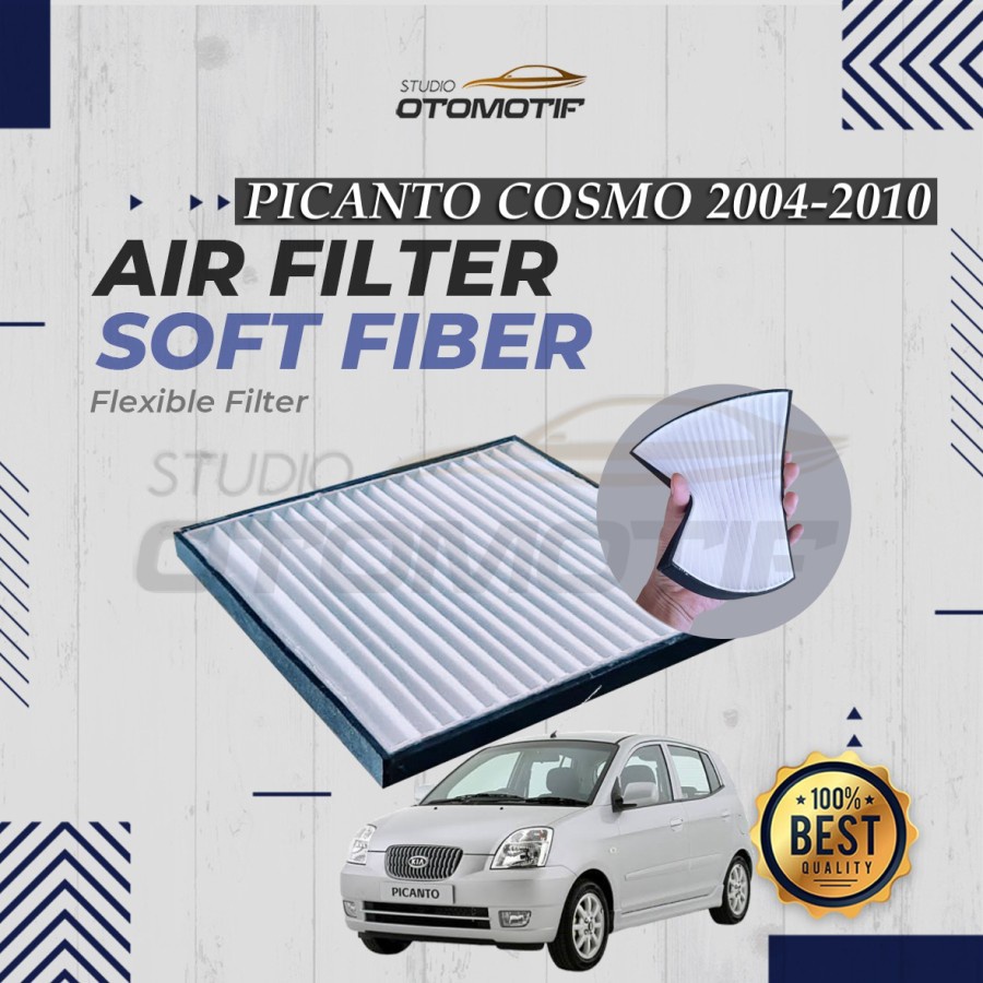Jual FILTER AC PICANTO COSMO 2004-2010 SERAT FIBER FLEXIBLE FILTER ...