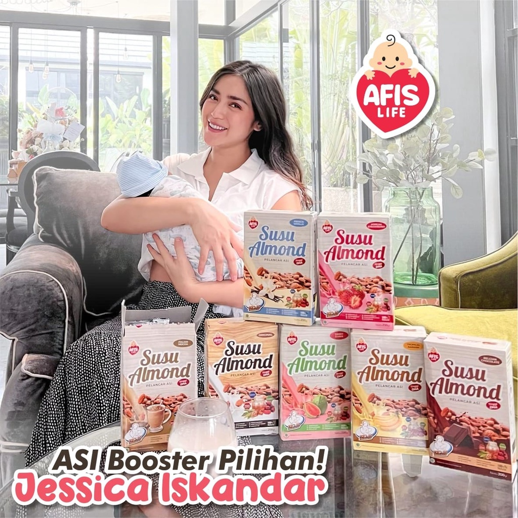 Jual Makassar ! AFIS Susu Almond Susu Pelancar ASI BOOSTER Ibu Menyusui ...