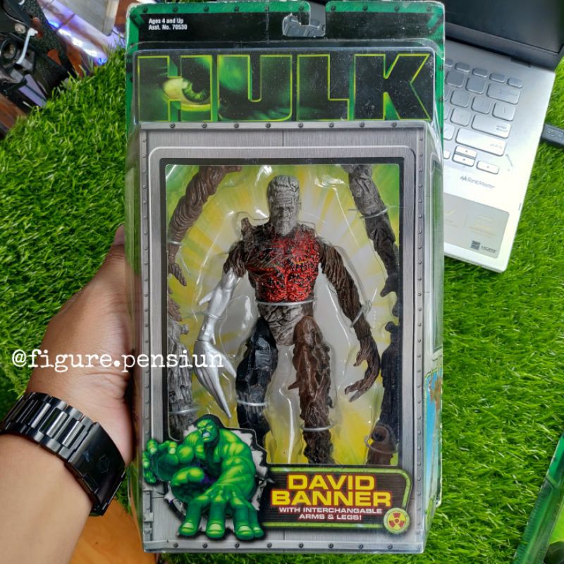 Jual MARVEL TOYBIZ HULK DAVID BANNER ACTION FIGURE TOY BIZ ORIGINAL ...