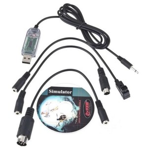Jual Usb Rc Simulator Fms Adapter Cable For Controller Futaba Walkera ...