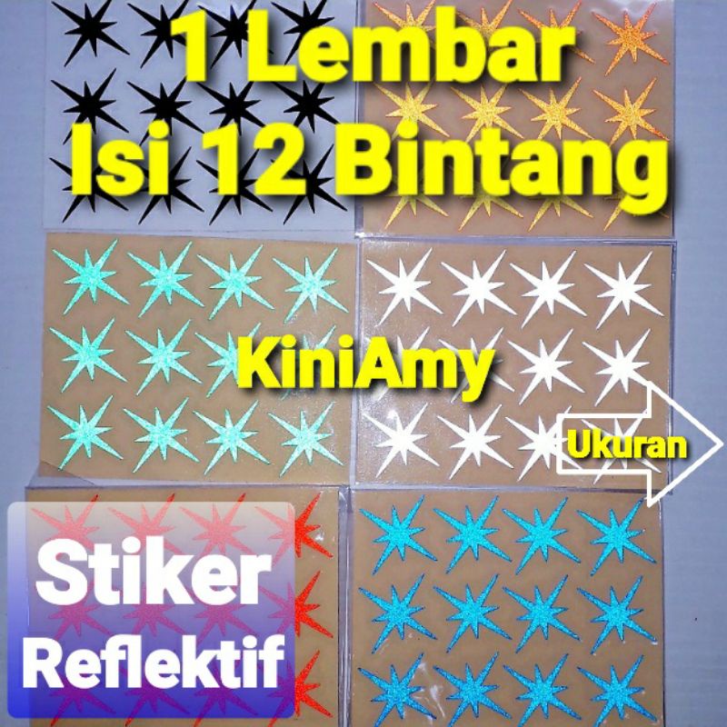 Jual Cutting Sticker Bintang Blink-blink Reflektif | Sticker Variasi ...