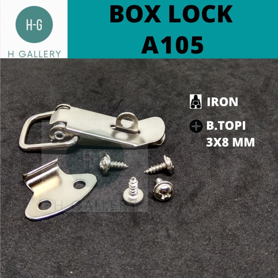 Jual BOX LOCK / KAITAN PETI / KAITAN KOPER / KAITAN TAS OVERVAL / A106 ...
