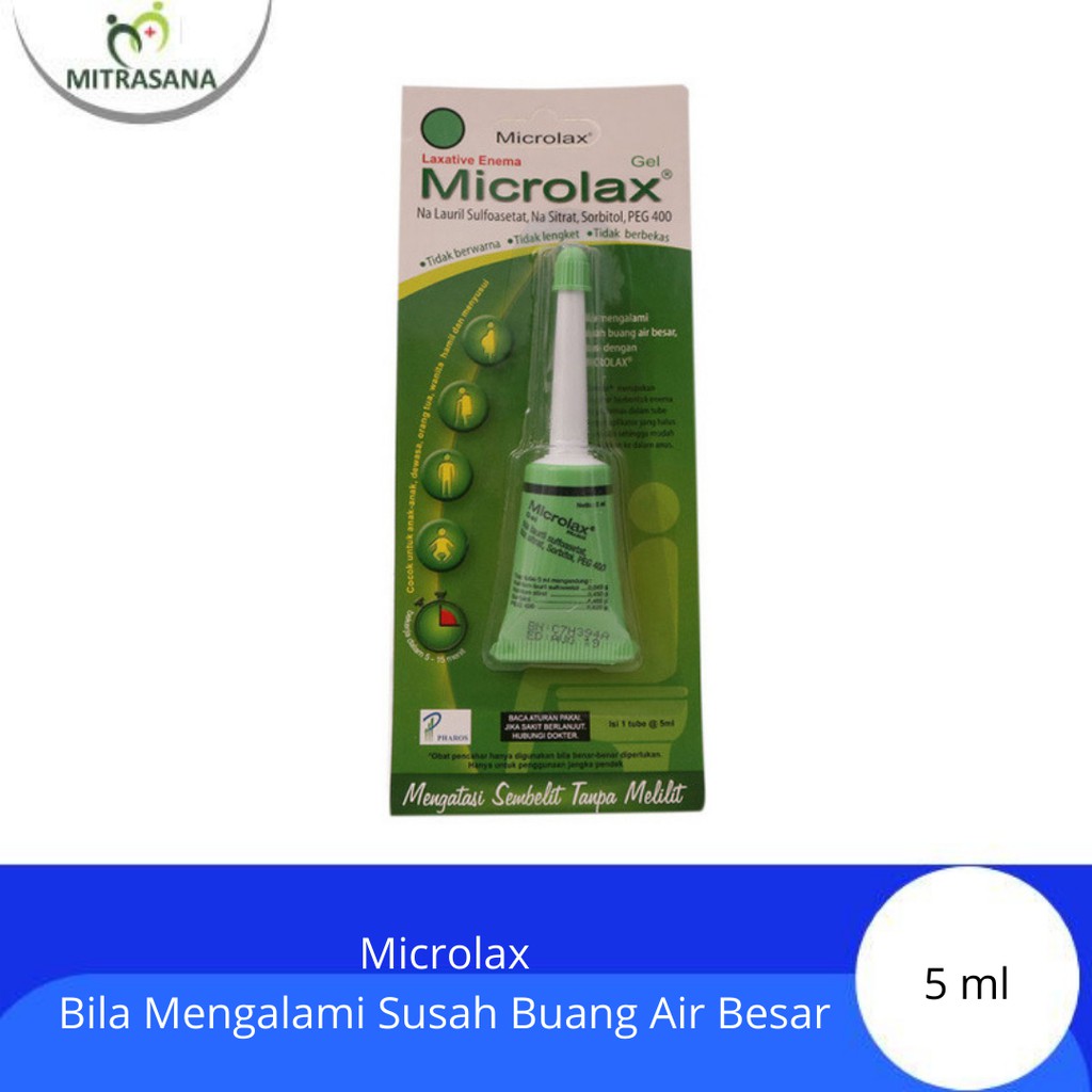 Jual Microlax Enema 5Ml Obat Atasi Sembelit | Shopee Indonesia