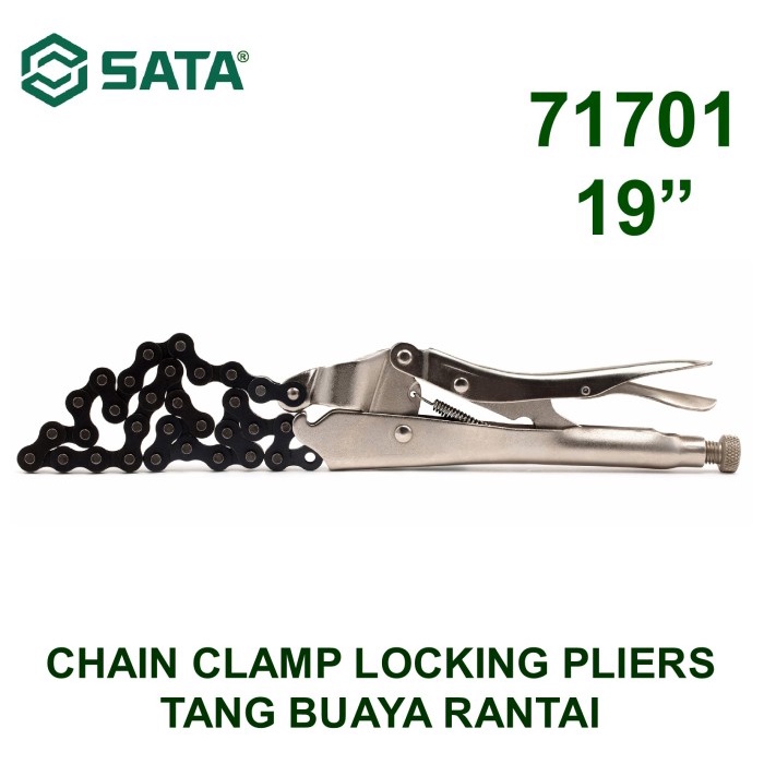 Jual SATA 71701 Tang Oil Filter Rantai Handle 19” Chain Clamp Locking ...