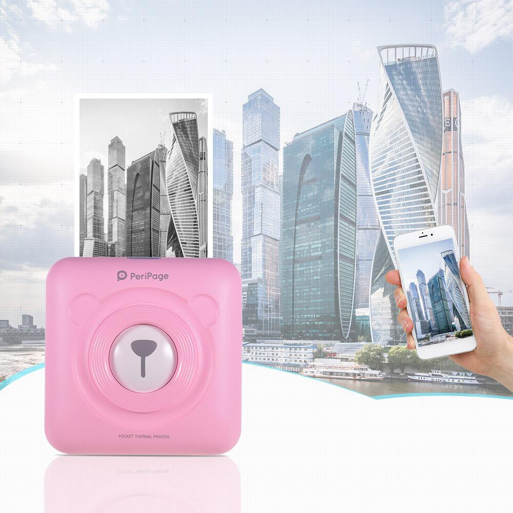 Jual Murah PeriPage Mini Pocket Wireless BT Thermal Printer Photo Label ...