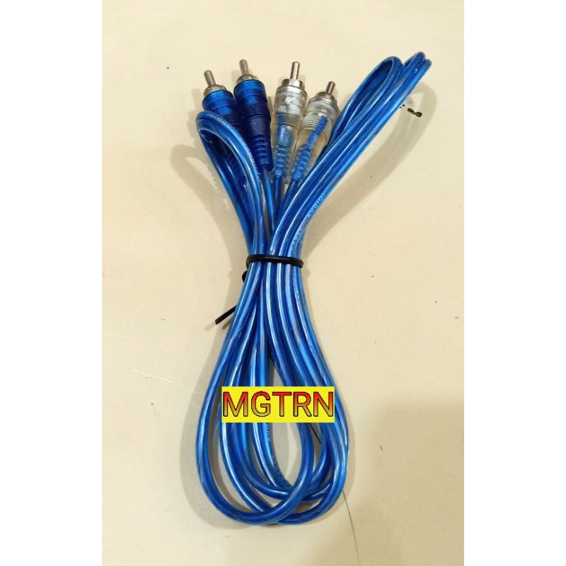 Jual Kabel RCA/Audio 2 Jalur 1,5m Transparan | Shopee Indonesia