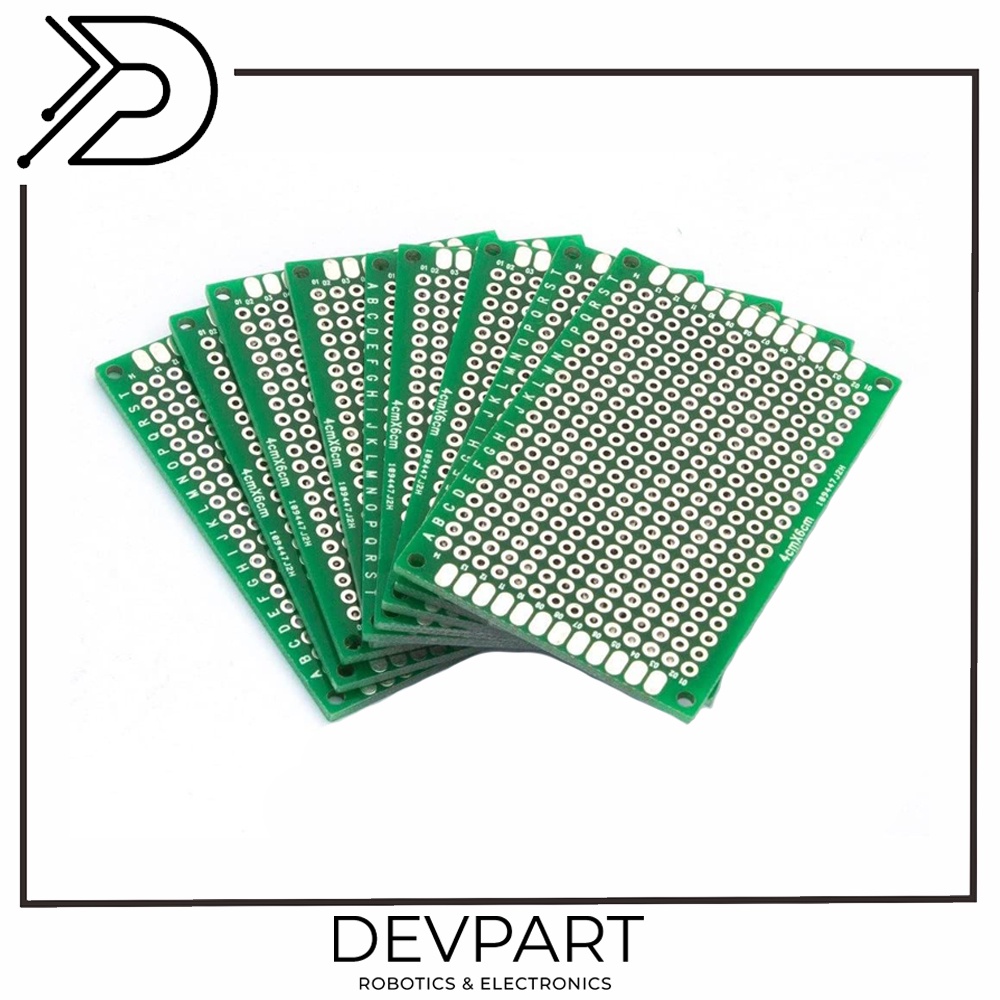 Jual PCB 5x7 Cm Lubang 2 Sisi Prototype Board Double Side Copper ...