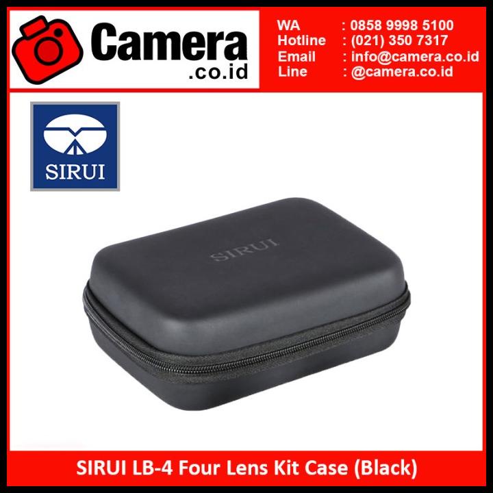 Jual Sirui Lb-4 Four Lens Kit Case (Black) | Shopee Indonesia