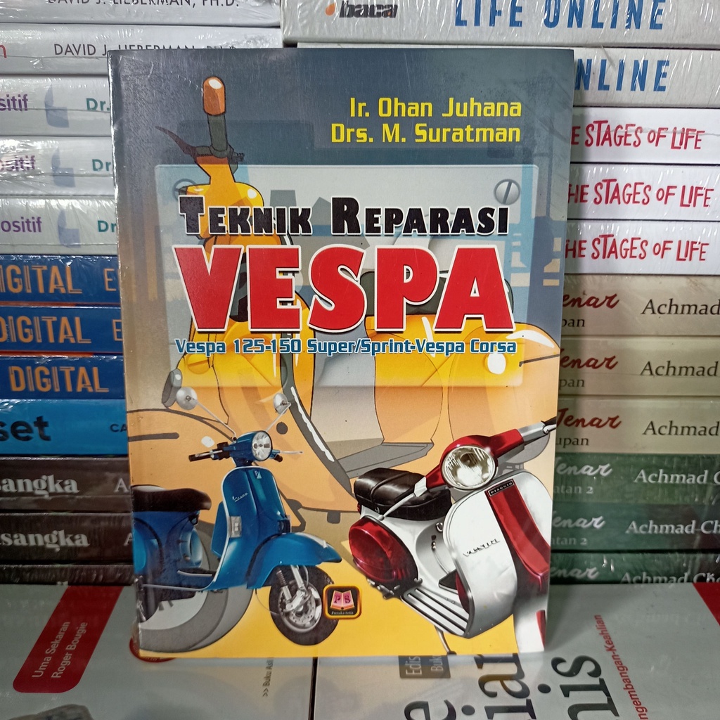 Jual Buku Teknik Reparasi Vespa Dari Vespa 125-150 Super/Sprint sampai ...