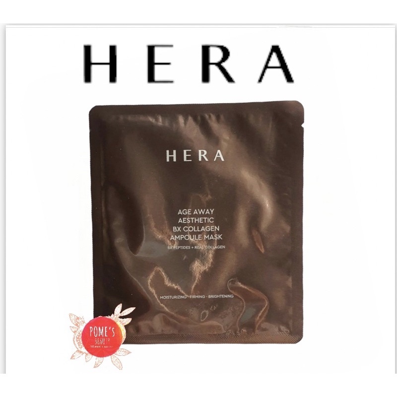 Jual HERA AGE AWAY AESTHETIC BX COLLAGEN AMPOULE MASK SHEET | Shopee ...
