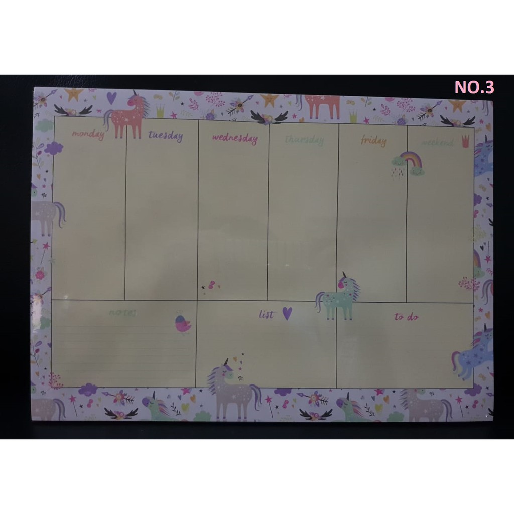 Jual KEPERLUAN STATIONERY ANAK SCHEDULE TIME PLANNERS LEMBARAN 2525 ...