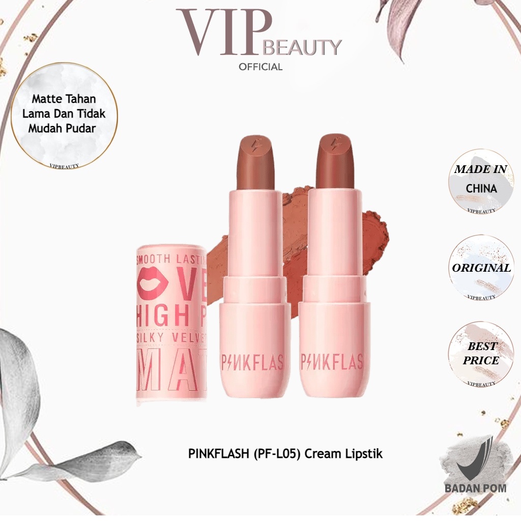 Jual PINKFLASH (PF-L05) PinkCover Cover Girl High Pigment Lasting Silky ...