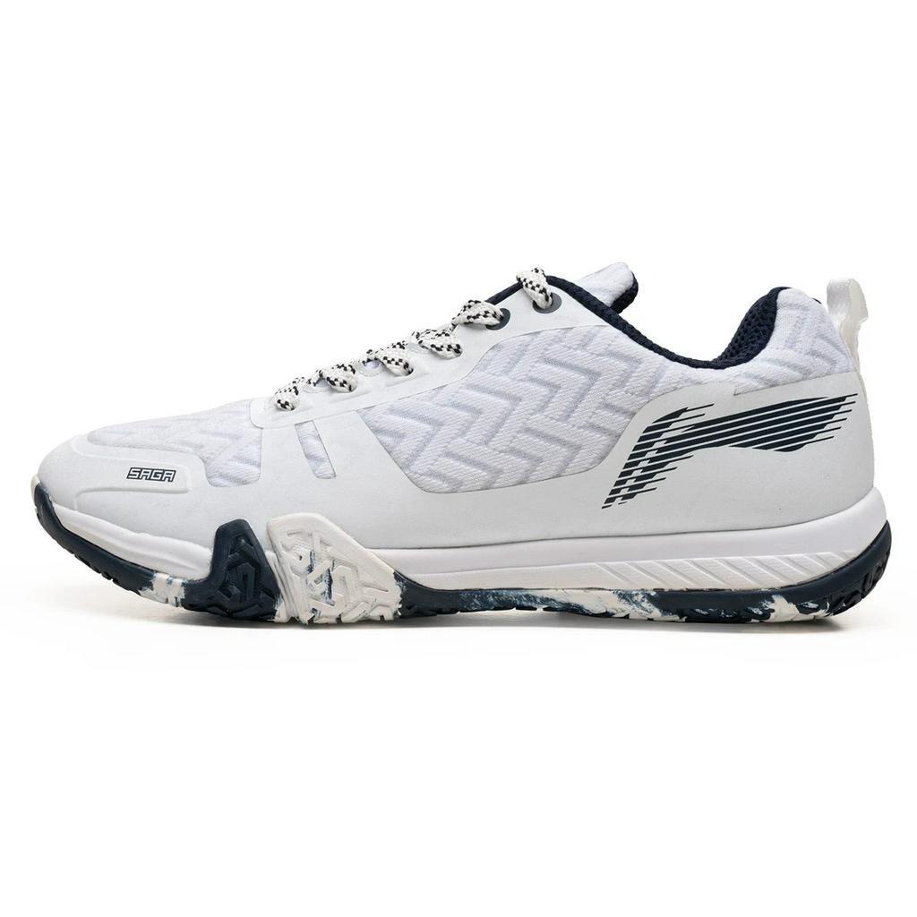 Jual Sepatu LiNing Badminton Shoes Saga Lite 6 AYTS087-3 White / Navy ...
