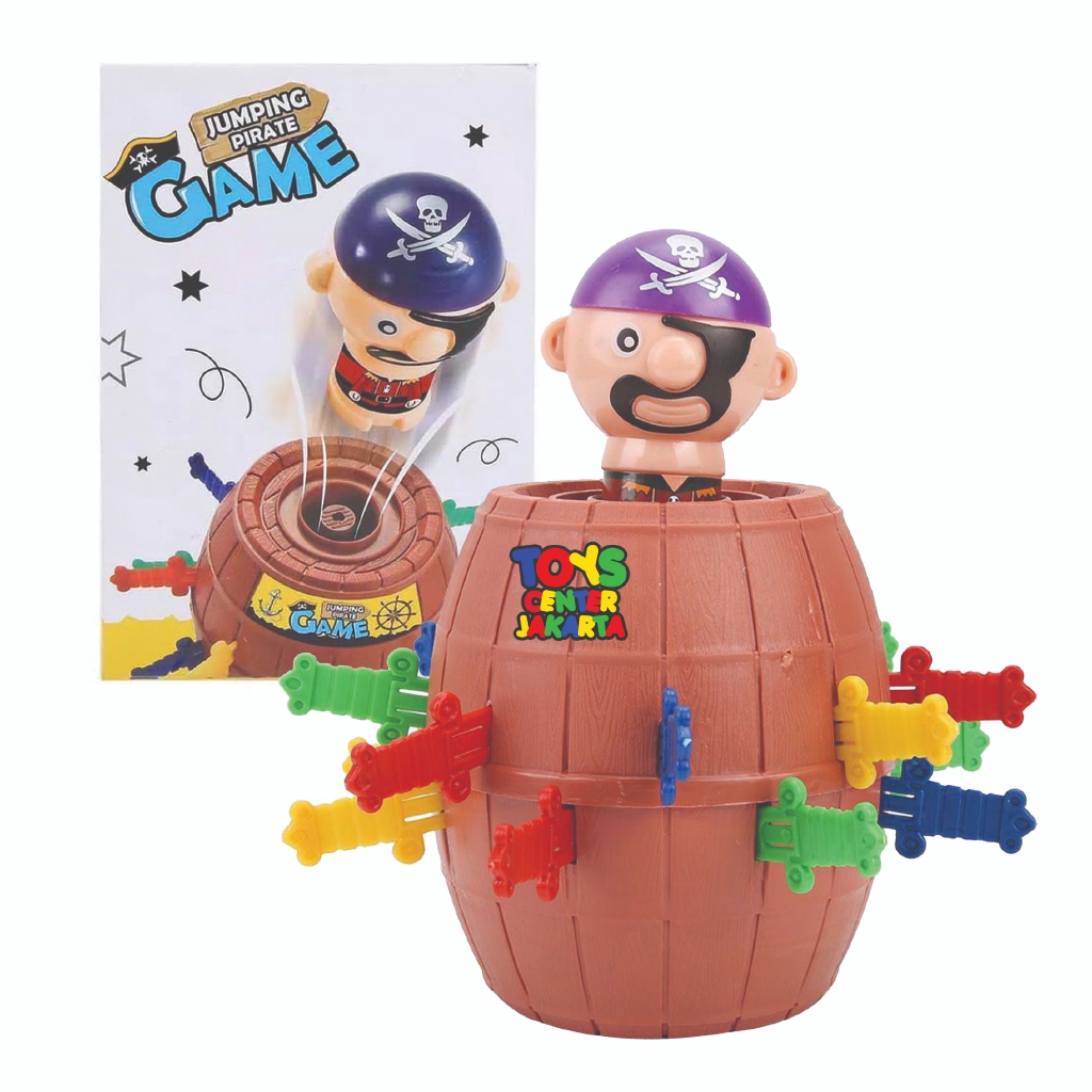 Jual OMTEPEN - MAINAN PIRATE BARREL MINI JUMPING MAN GAME | Shopee ...