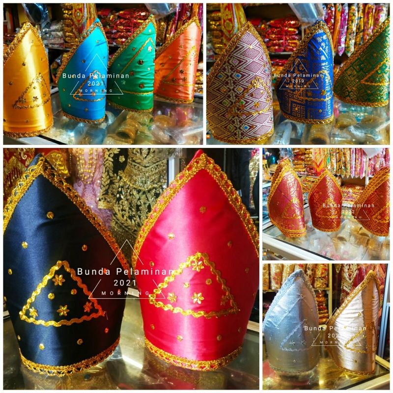 Jual Deta / Tanjak / Topi Minang / Topi Tari Laki- Laki / Deta Runcing ...