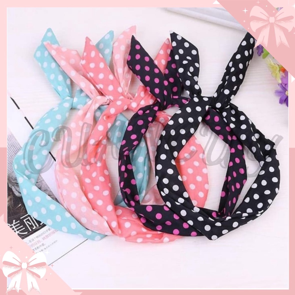 Jual Cuancuy - Bando Kawat Bando Motif Bando Wanita Bandana Kain Bando ...