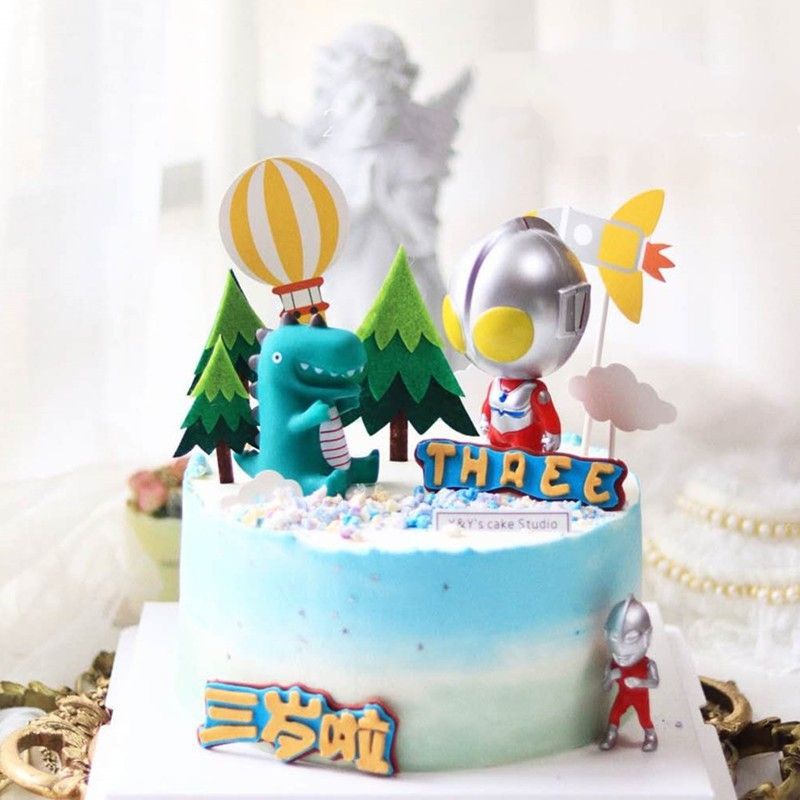 Jual Topper Transformer/Ultraman Figure Edition Cake Topper/ Hiasan Kue ...