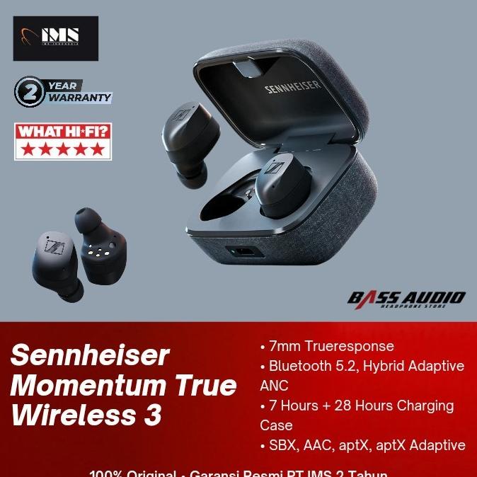 Jual Sennheiser MOMENTUM True Wireless 3 /TW3 Bluetooth Earphone/In-Ear ...