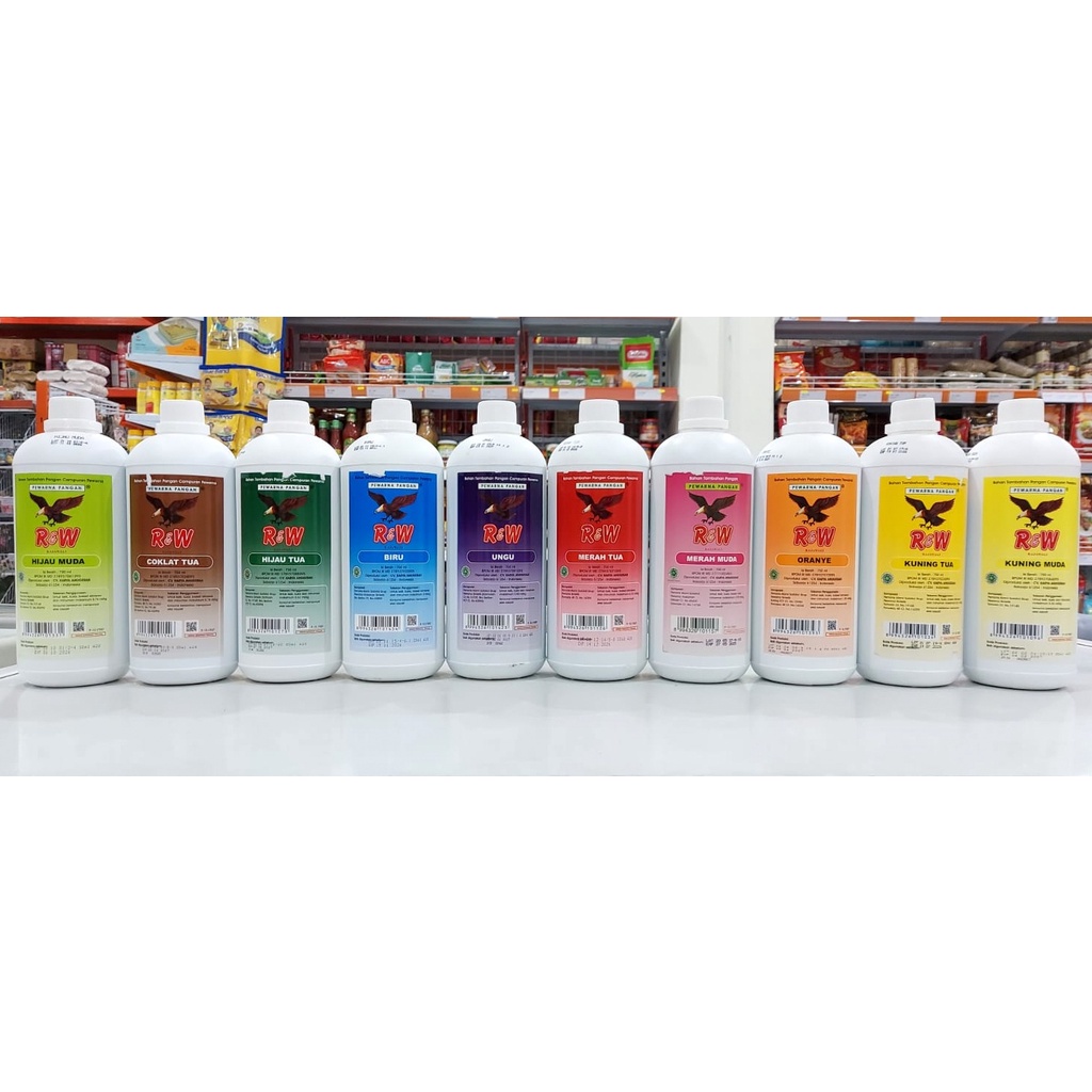 Jual Pewarna Makanan R&W Rajawali 750ml / 1 Kg – Sumbo RW 750 ml ...