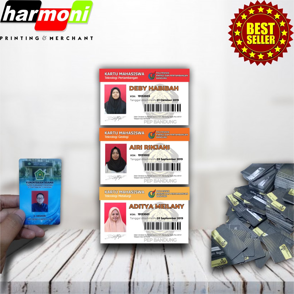 Jual Cetak Print ID Card PVC Kartu Member Card | Shopee Indonesia