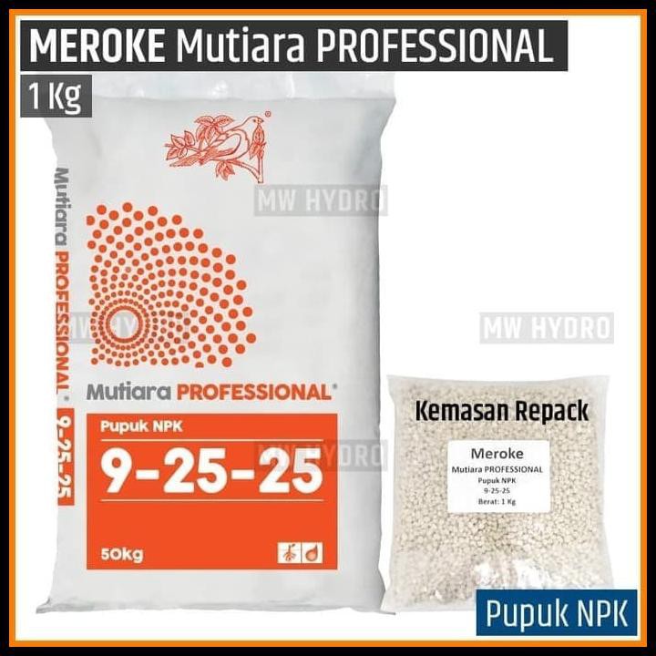 Jual Meroke Npk Mutiara Professional 9-25-25 - 1 Kg | Shopee Indonesia
