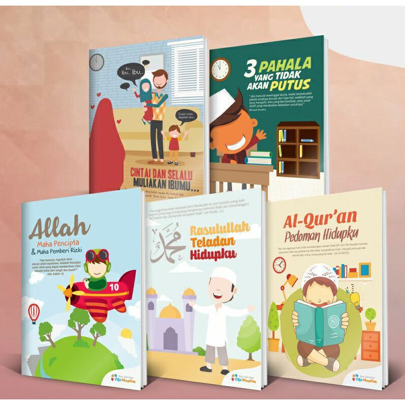 Jual Buku Tulis Islami 1 Pack Isi 10 Oke Muslim | Shopee Indonesia