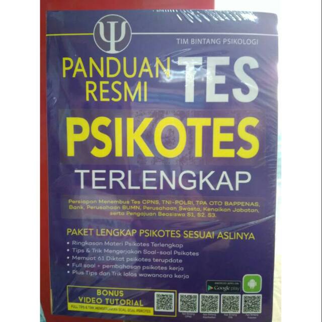 Jual PANDUAN RESMI TEST PSIKOTEST TERLENGKAP | Shopee Indonesia